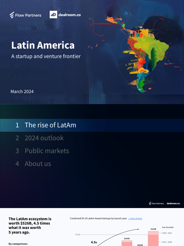 LatAm 2024 Flow Partners X Dealroom | PDF | Corporate Finance | Venture Capital