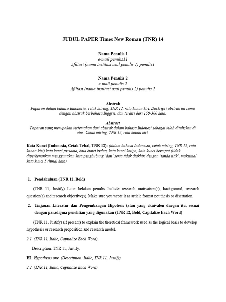 Panduan Penulisan Paper Akademik | PDF | Cognition | Epistemology Of ...
