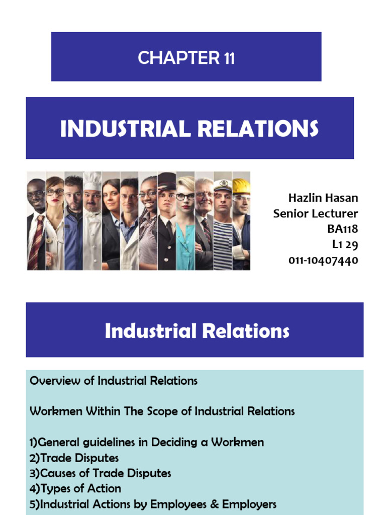 Chap 11 - Industrial Relations | PDF | Employment | Strike Action Chap 11 - Industrial Relations | PDF | Employment | Strike Action