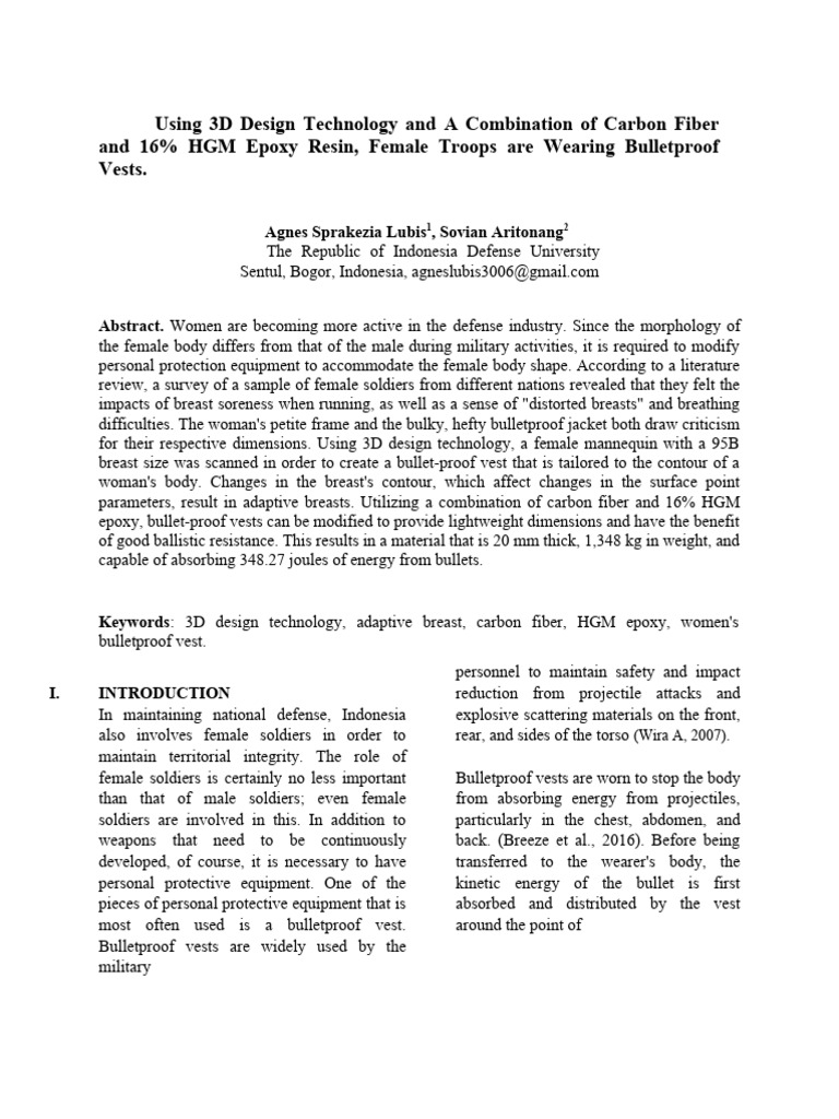 Using 3D Design Technology and A Combination of Carbon Fiber and 16 | PDF | Composite Material ...