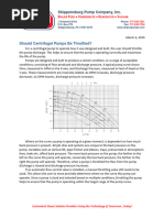 Centrifugal Pumps - Part III - Shutoff Pressure | PDF | Pump | Applied And Interdisciplinary Physics