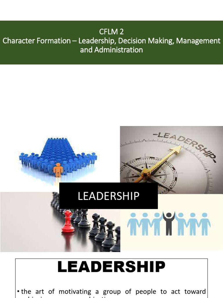 CFLM 2 Ms - Jessa Singcoy | PDF | Leadership | Decision Making