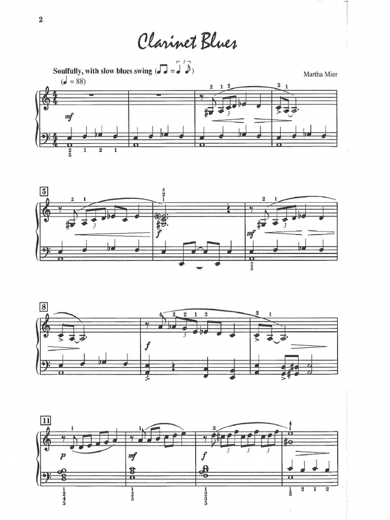 Clarinet Blues | PDF