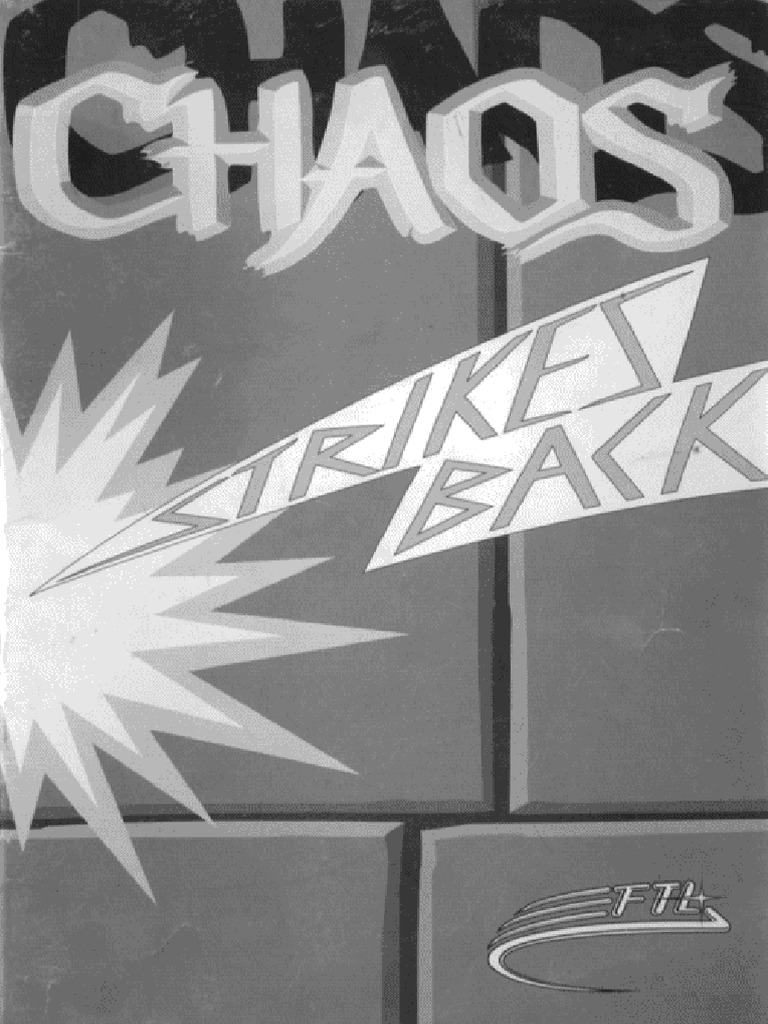 Chaos Strikes Back-Manual-Original | PDF