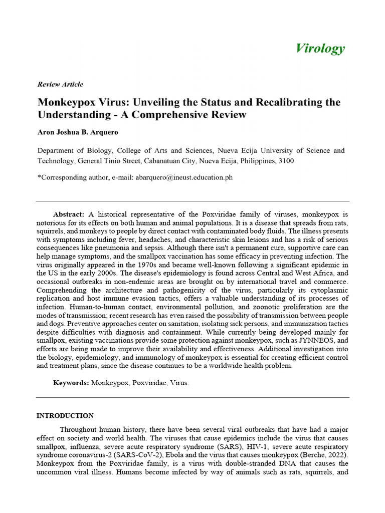 Viro | PDF | Virus | Smallpox