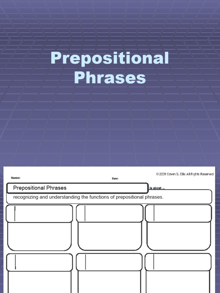 Understanding Prepositional Phrases | PDF | English Grammar | Adverb