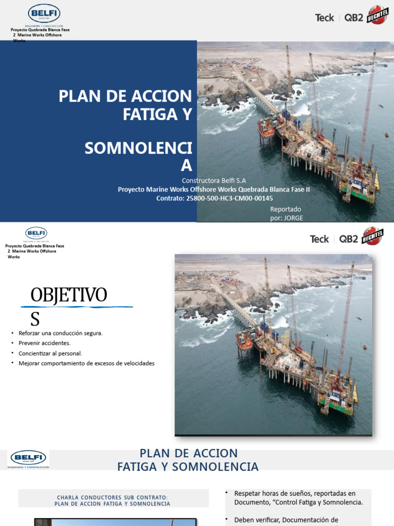 Plan Antifatiga en Quebrada Blanca 2 | PDF | Enfermedades y trastornos humanos