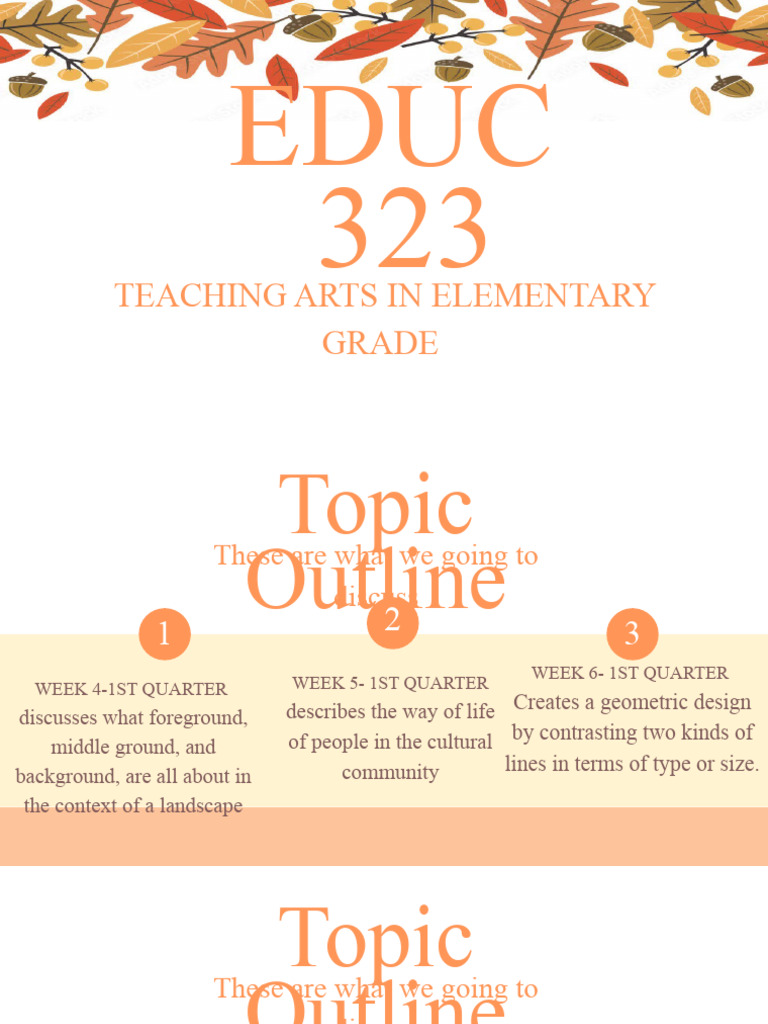 Art Class Presentation 1 | PDF | Drawing | The Arts