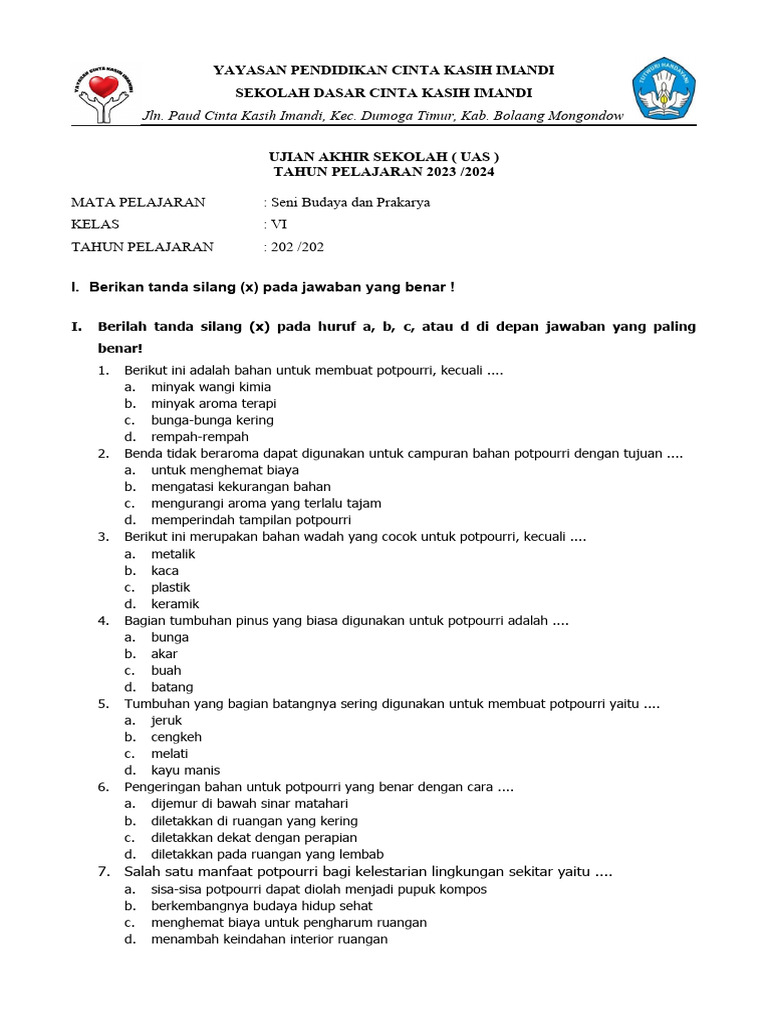 Seni Budaya Dan Prakarya | PDF | Seni