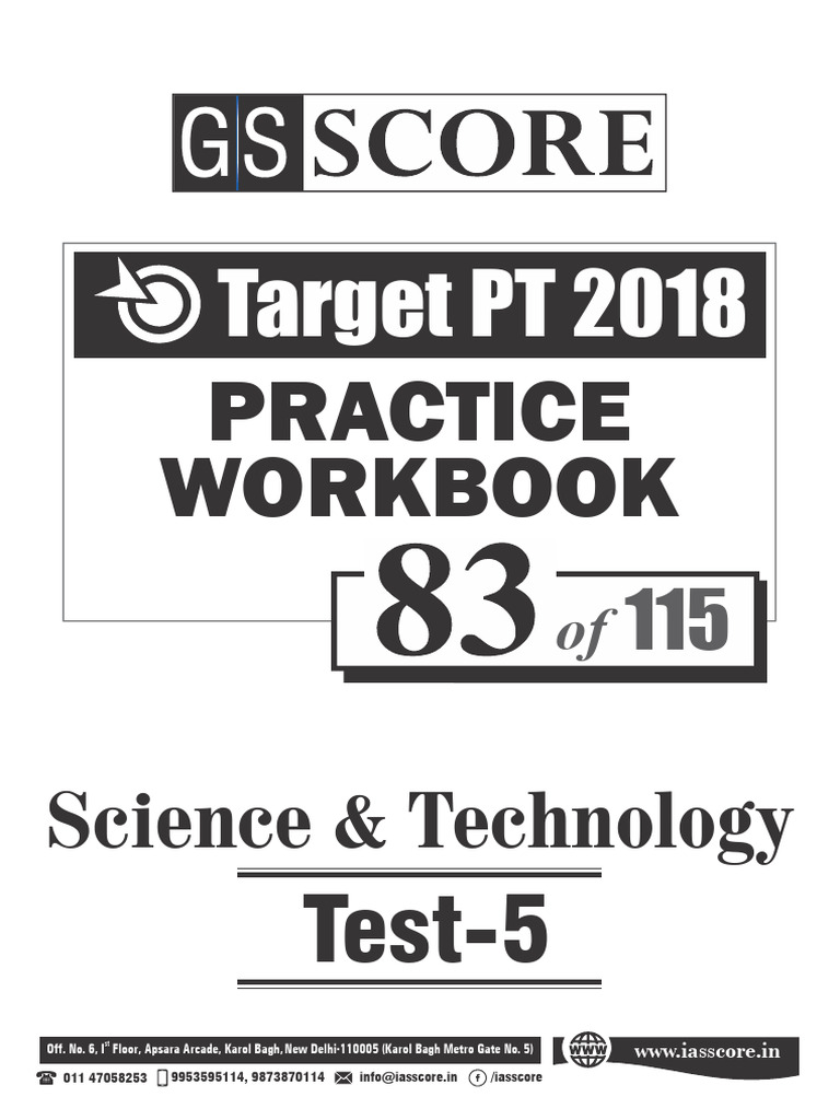 Science & Tech Practice Workbook 2018 | PDF | Intercontinental ...