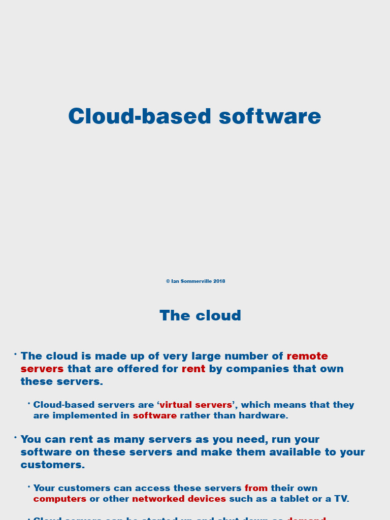 Cloud-Based Software | Download Free PDF | Cloud Computing | Software As A Service