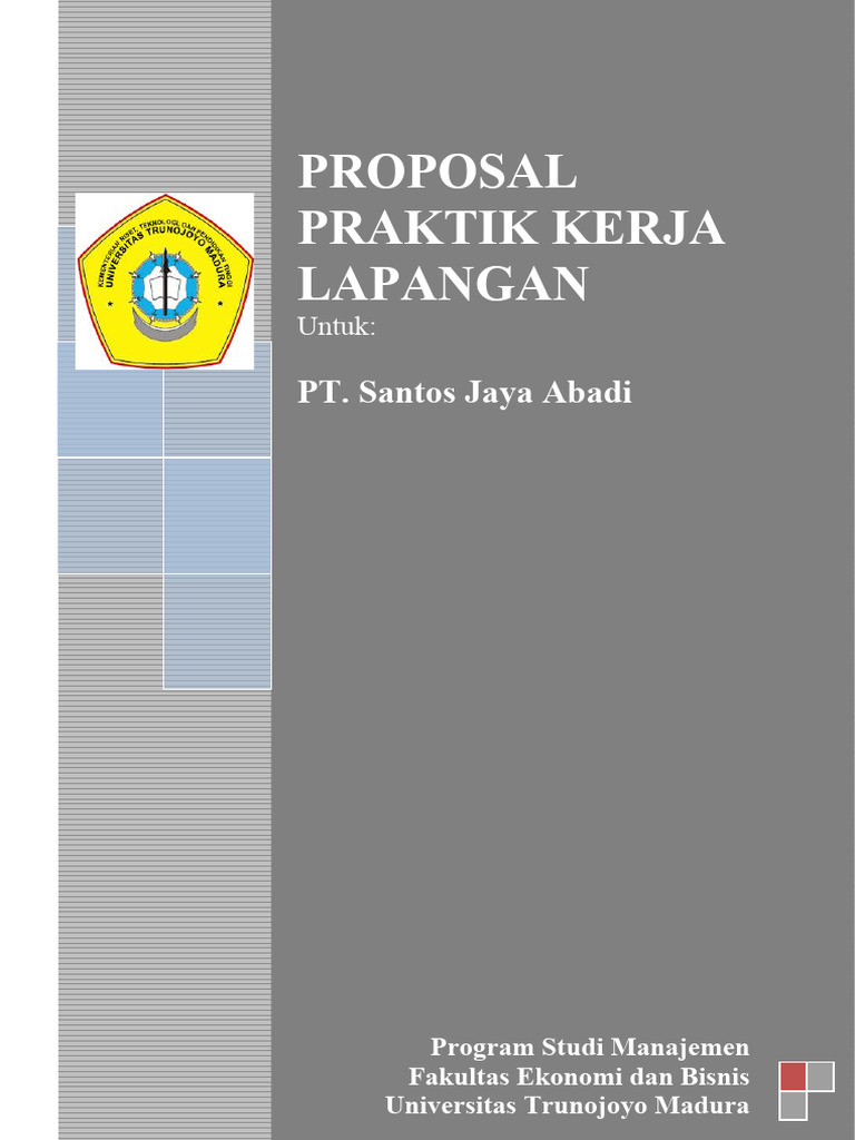 PT Santos Jata Abadi PROPOSAL | PDF | Karier & Perkembangan