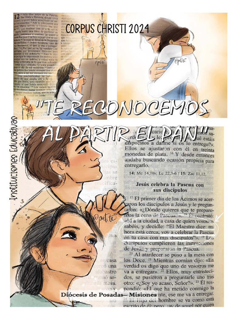 Corpus Christi 2024 Instituciones Educativas ZZZ | PDF | eucaristía | Jesús
