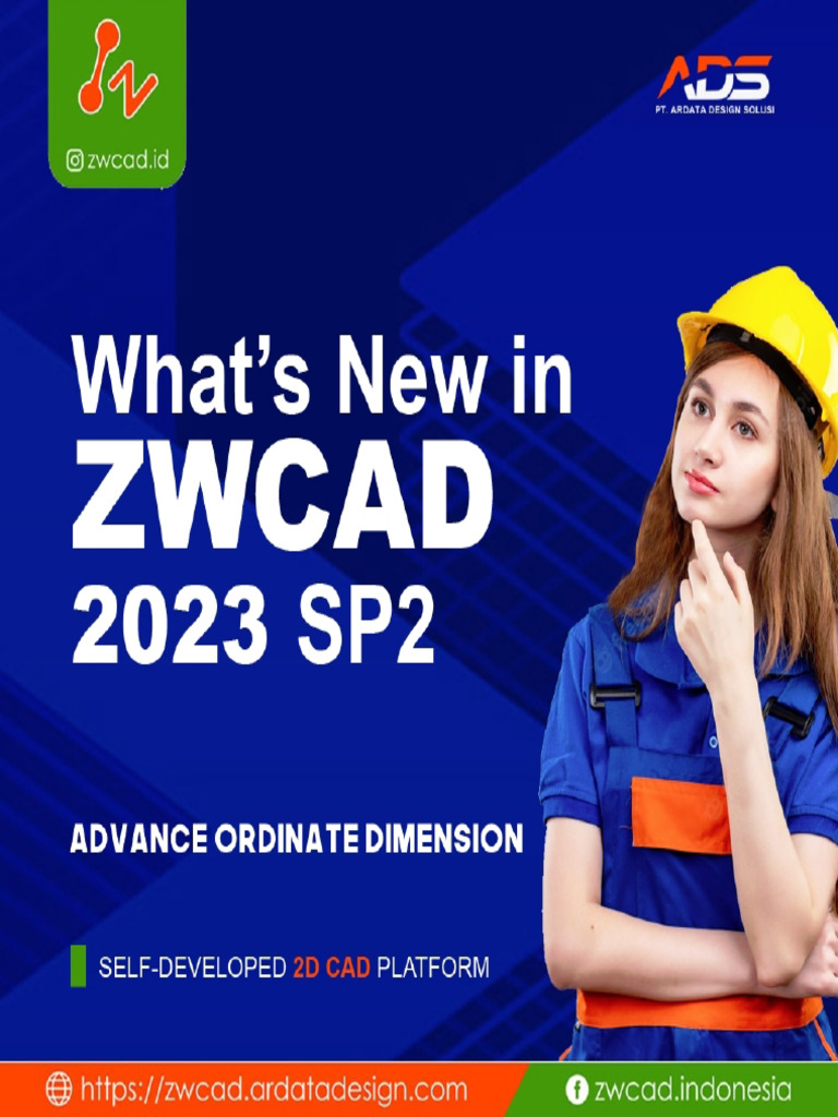 Zwcad 2023 Ordinate Dimension | PDF