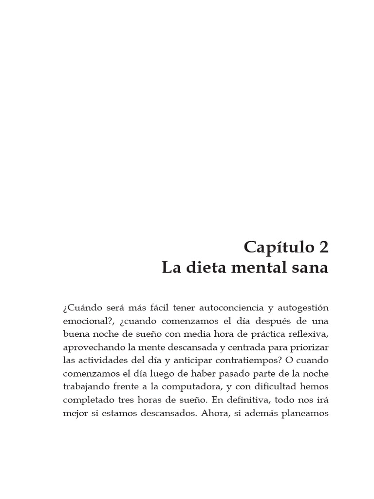 Capitulo 2 Libro Ser Lider | PDF | Las emociones | Dormir