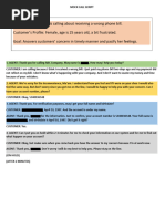 Call Center Mock Calls Script Sample - Te | PDF | Digital Subscriber ...