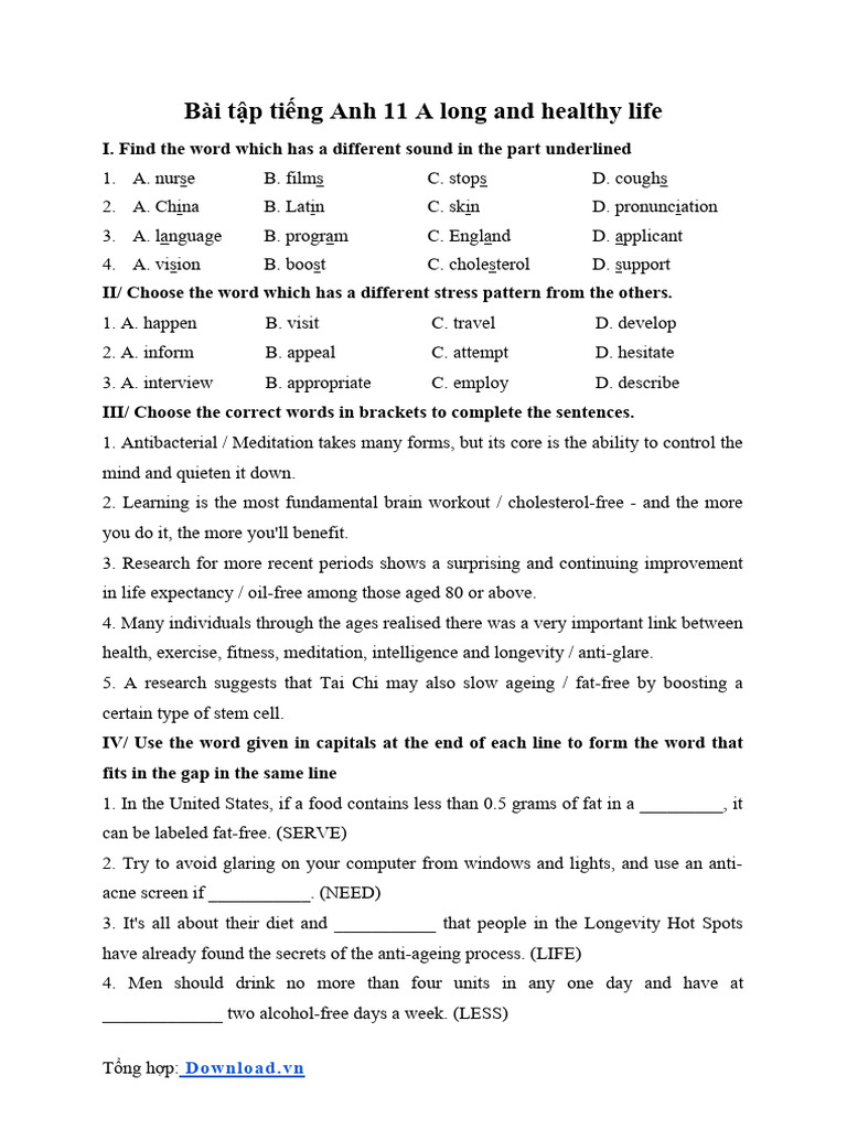 English Exercises for Health and Longevity | PDF | Acupuncture | Qi
