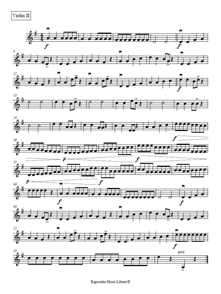 Blue Ridge Boogie - Violin II | PDF