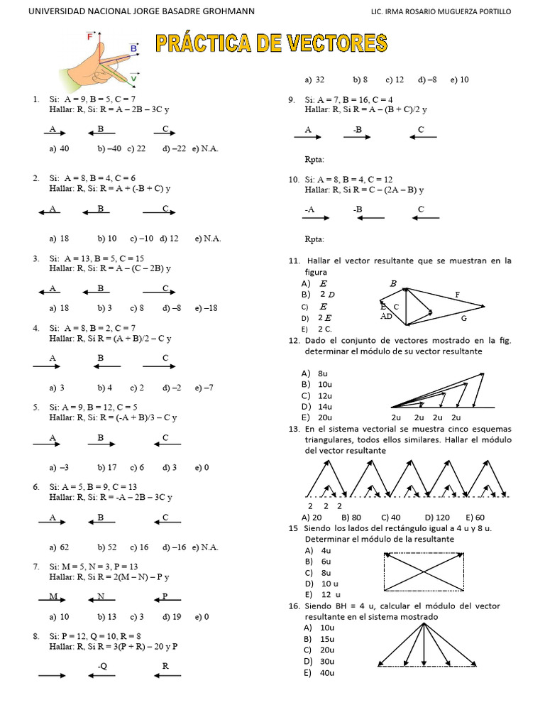 SEMANA - Vectores | PDF | Vector Euclidiano