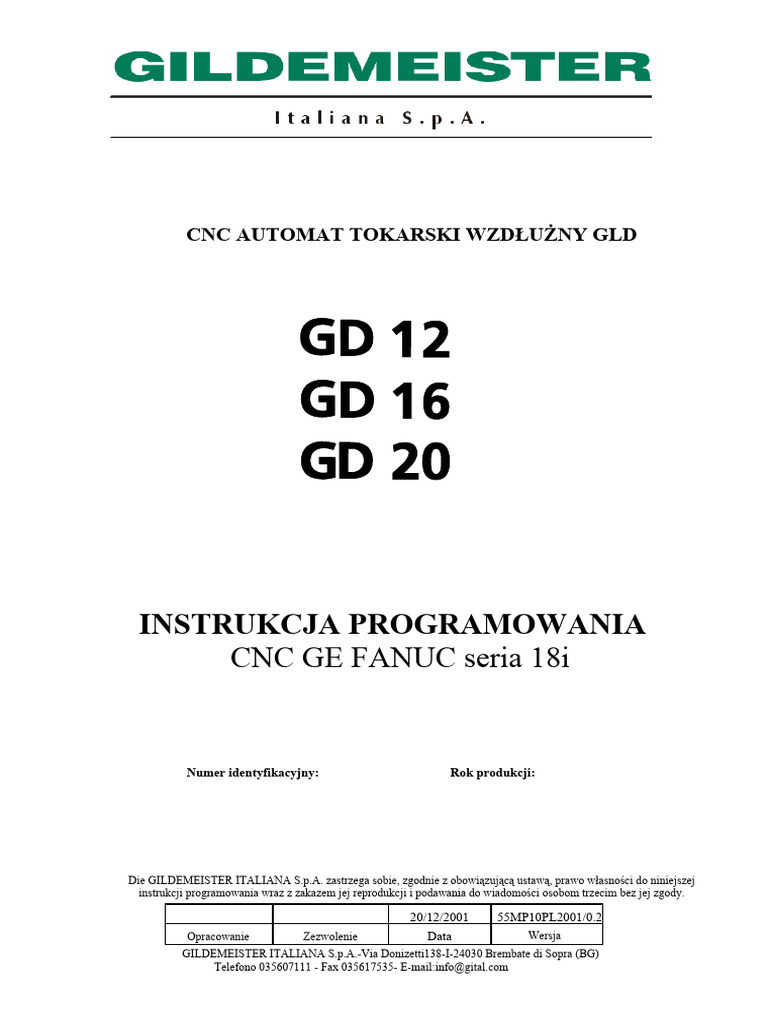 Instrukcja Programowania | PDF