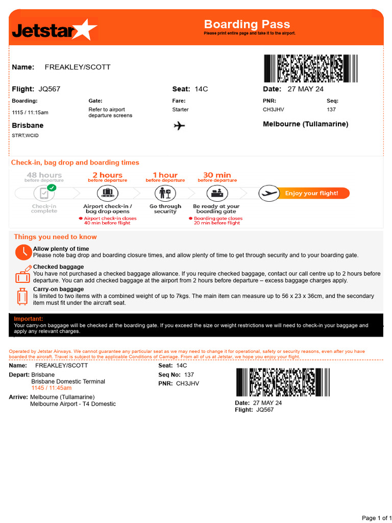 CH3JHV 2024 05 27 10 03 | Download Free PDF | Baggage | Aviation