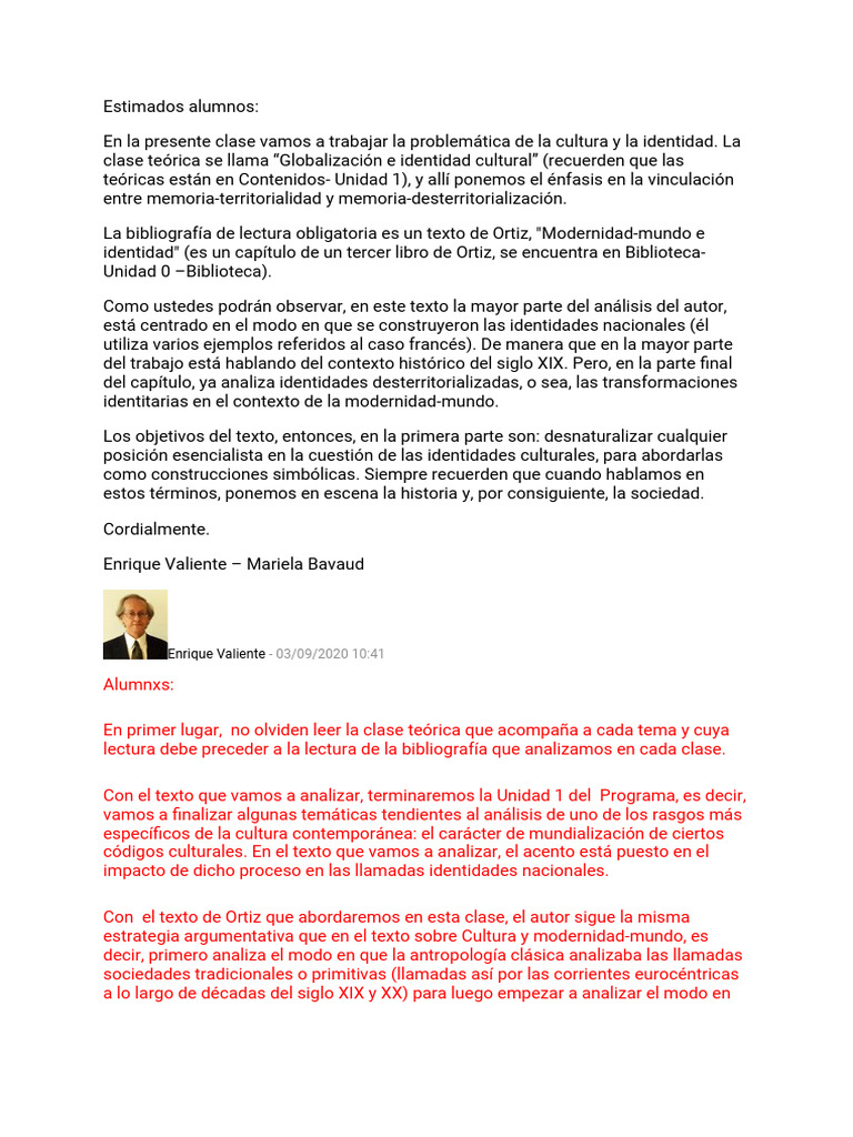 Globalización y construcción identitaria | PDF | Nación | Antropología