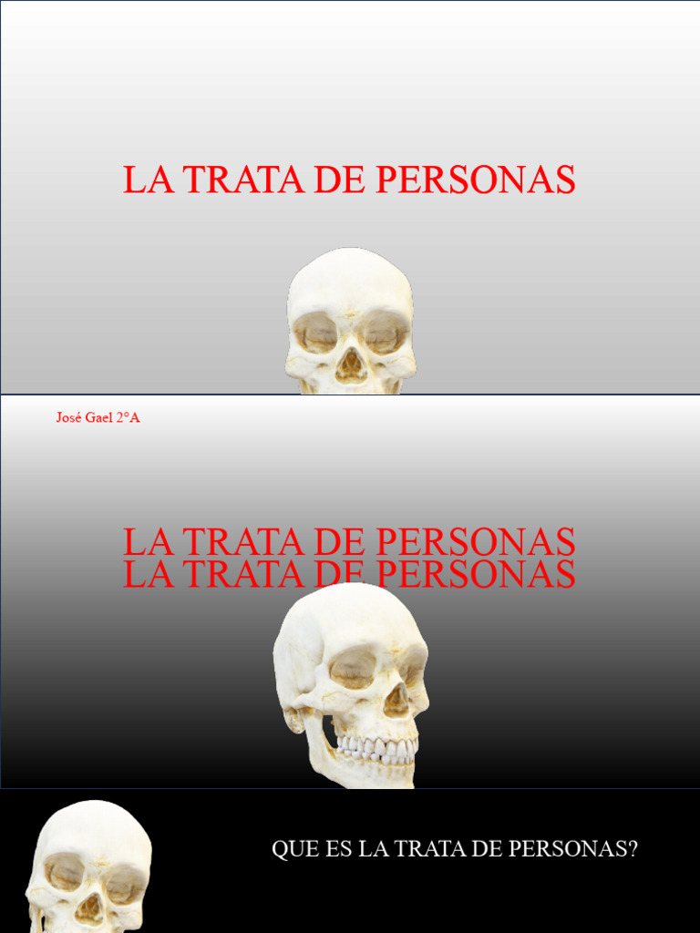 La Trata de Personas: Casos y Prevención | PDF | Trata de personas ...