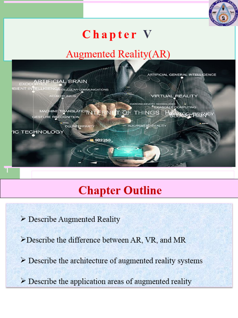 Chapter - Five Augumented | PDF | Virtual Reality | Augmented Reality