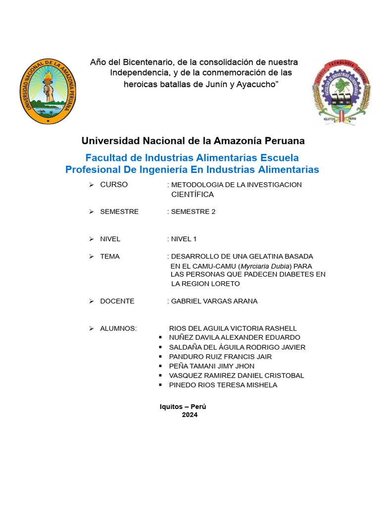 5to Avance de Metodologia Resultados | PDF | Diabetes | Fruta