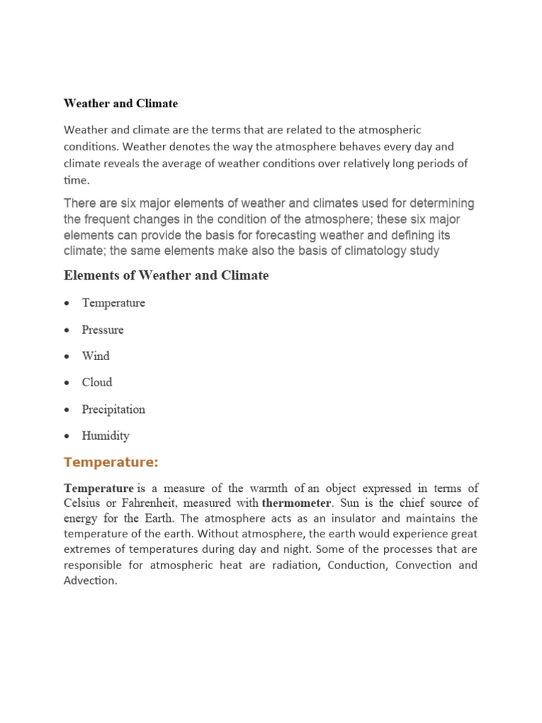 Elements of Weather and Climate | PDF | Tropical Cyclones | Cloud