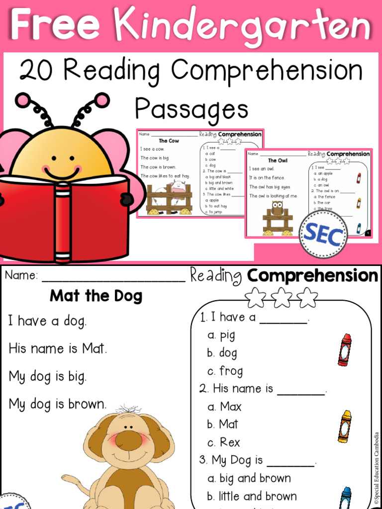Reading Comprehension Passages for Kids | PDF | Zoology