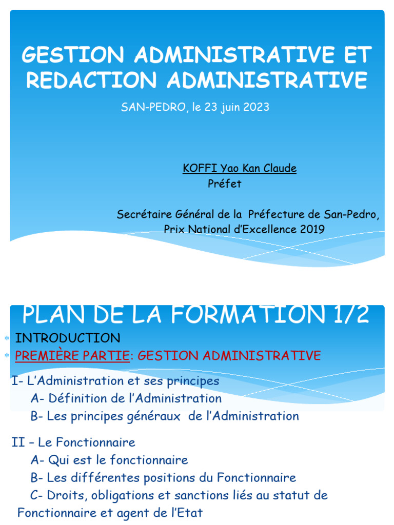Gestion et Rédaction Administrative | PDF
