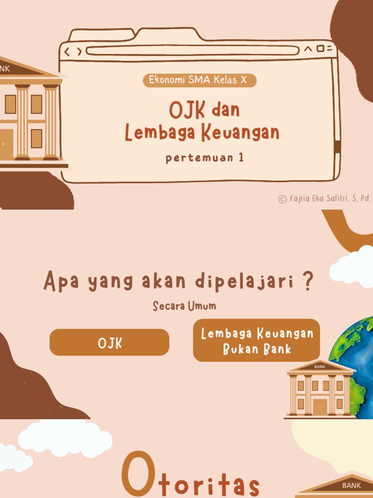 OJK Dan Lembaga Keuangan | PDF