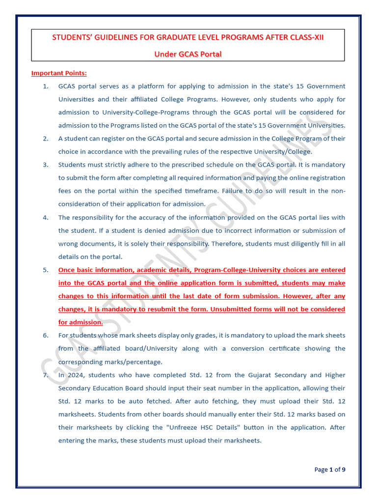 Studentsprocessguidline English05182024080926245 | PDF | University And ...