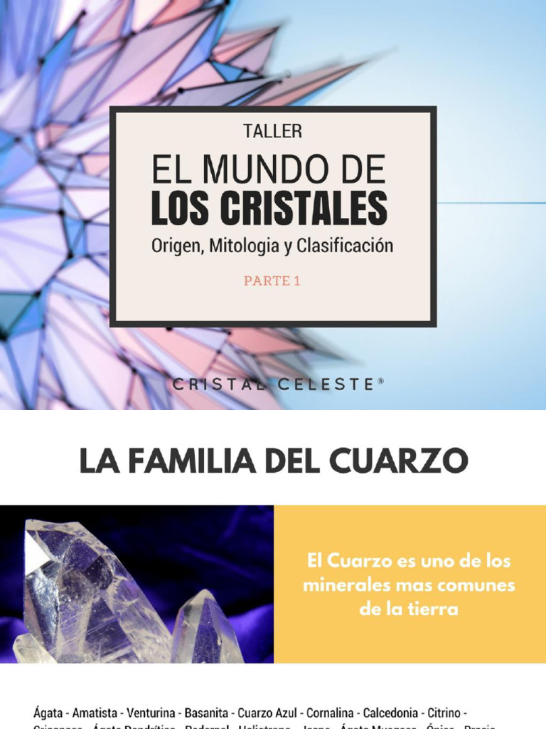 Tipos de Cuarzos Maestros | PDF