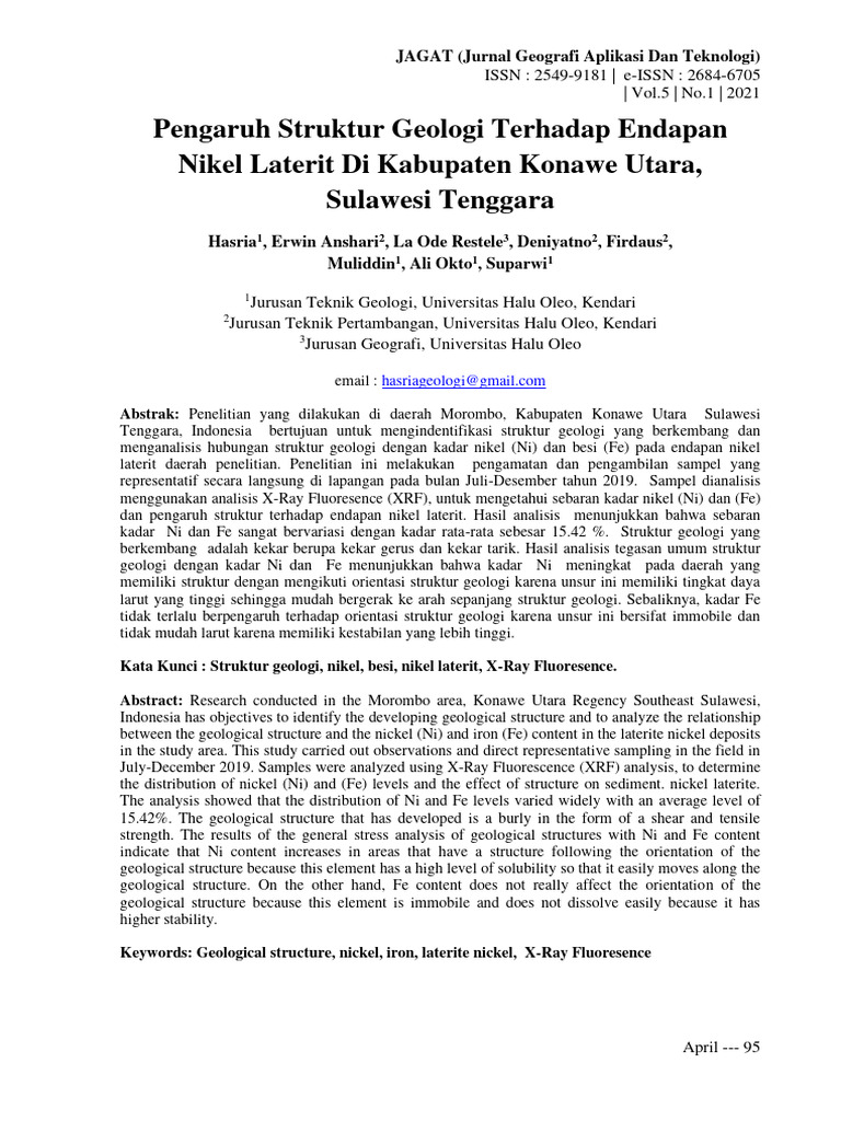Pengaruh Struktur Geologi Terhadap Endap | PDF