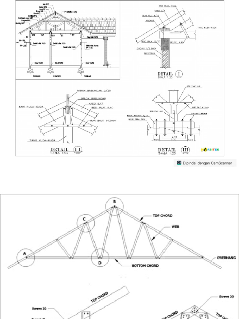 Detail Atap Cad | PDF