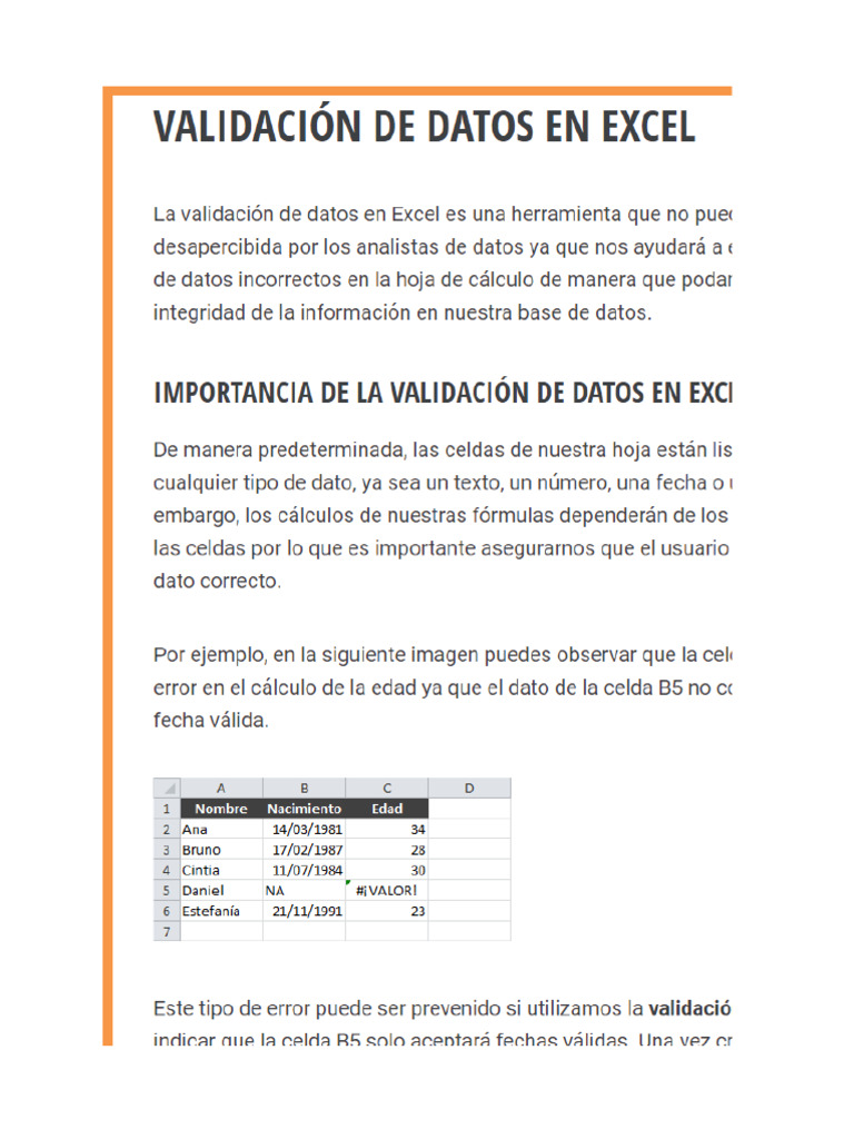 6-Validaciones Daniel Garibello | PDF