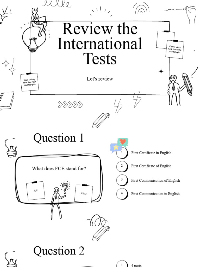 International English Test Overview | PDF | International English ...