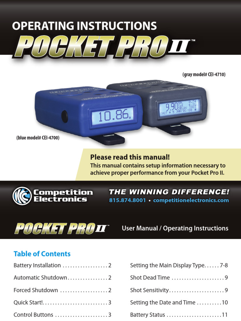 PP2 Manual Rev8 2019 WEB | PDF | Button (Computing) | Menu (Computing)