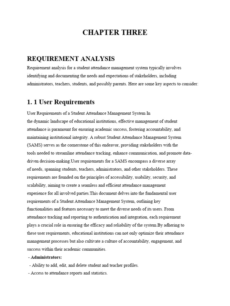 Chapter Three | PDF | Usability | Feasibility Study