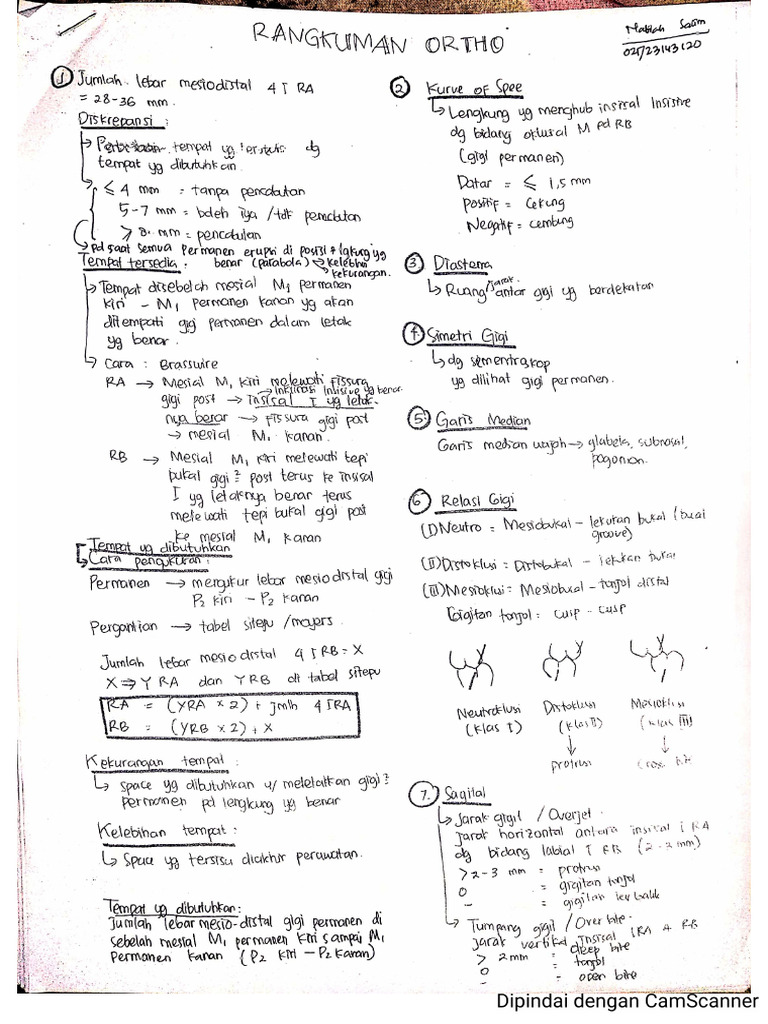 Rangkuman Ortho | PDF