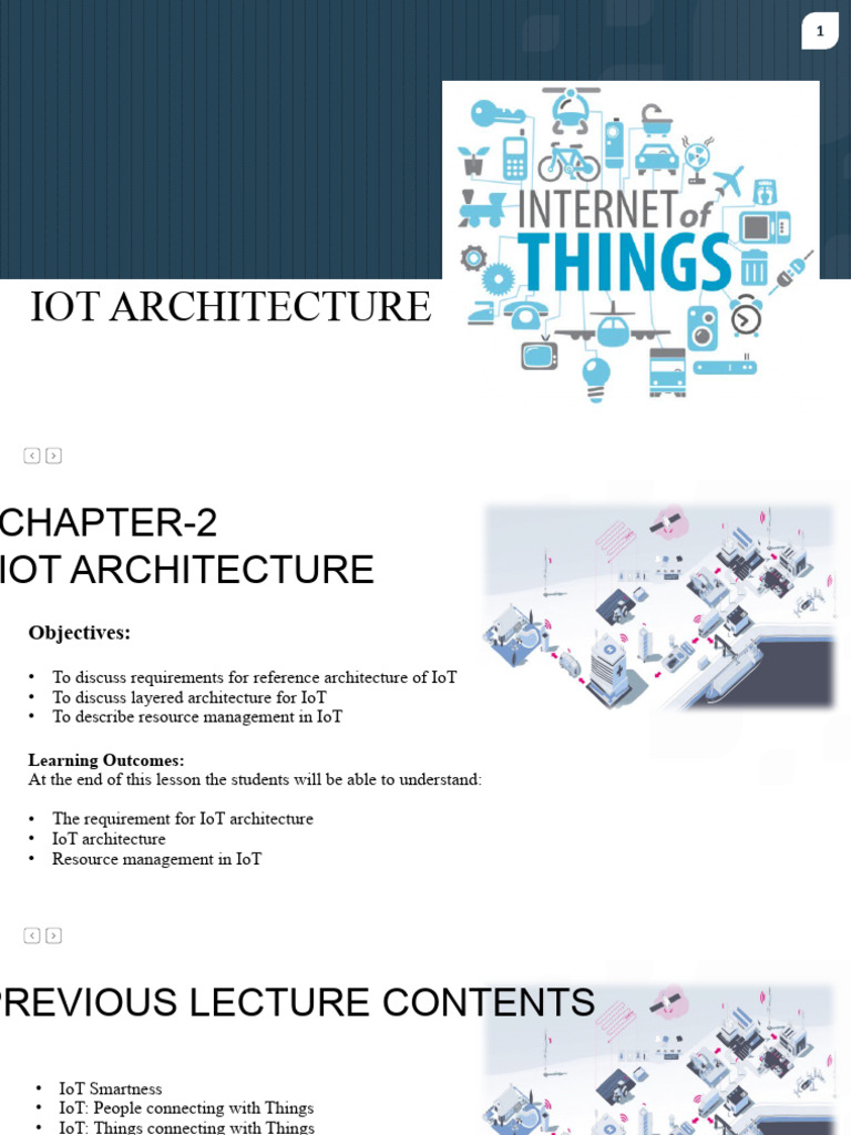 Lecture 3 (IoT) | PDF | Internet Of Things | Gateway (Telecommunications)