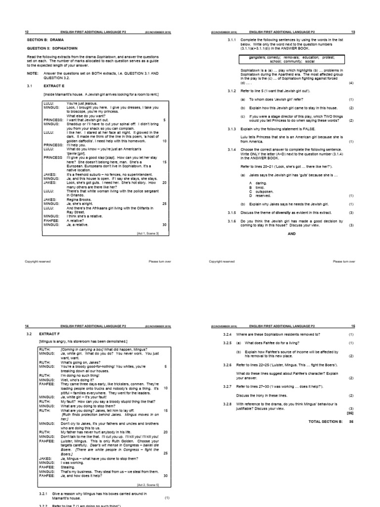 English First Additional Language P2 English First Additional Language P2 | PDF