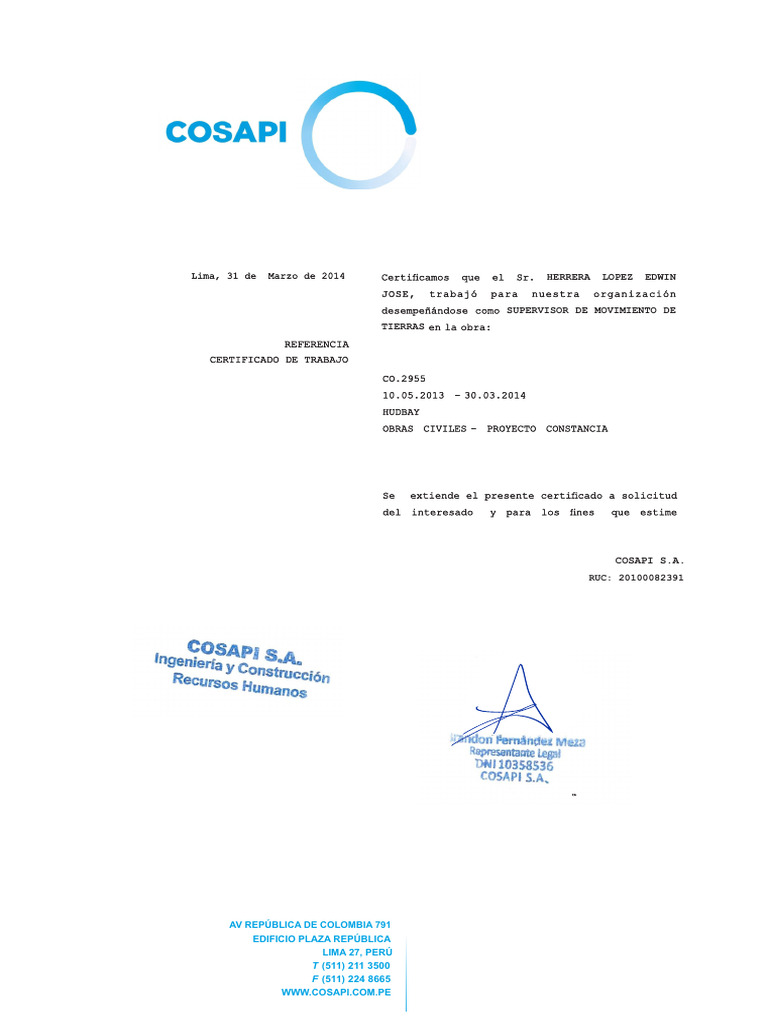 Cosapi 02 | PDF