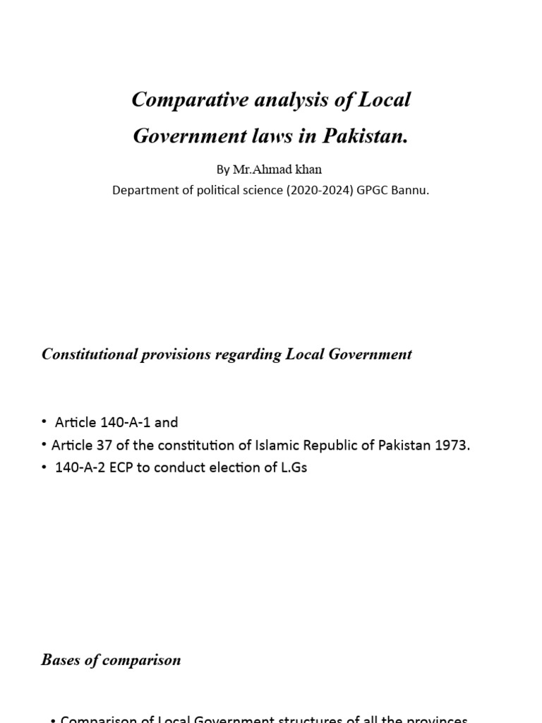 Final Presentation | PDF | Khyber Pakhtunkhwa | Government