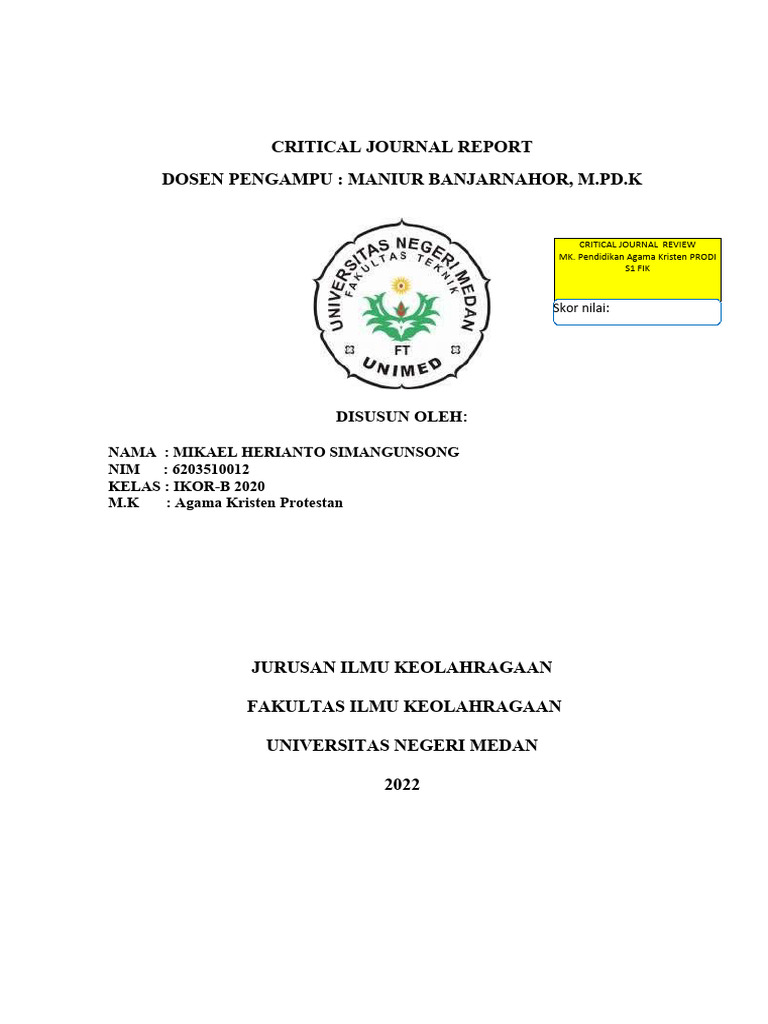 CJR - Samuel Munte - PAK - PTE-B | PDF