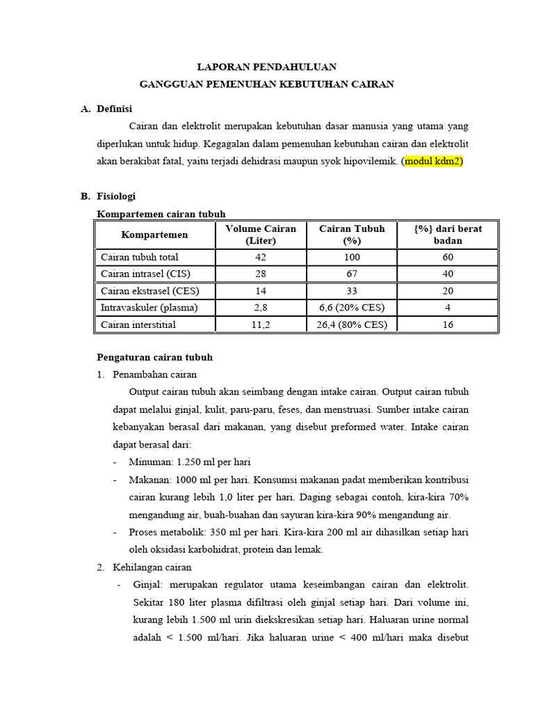 Lp Kdm Cairan Pdf