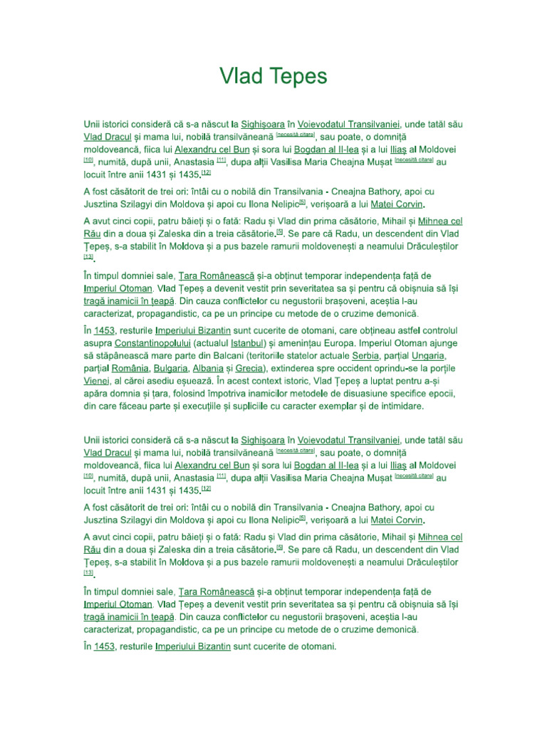 Vlad Tepes | PDF