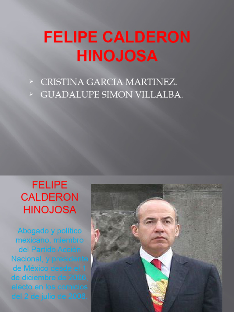 Equipo GM 1 La Educacion Del Sexenido PDT Felipe Calderon | PDF ...